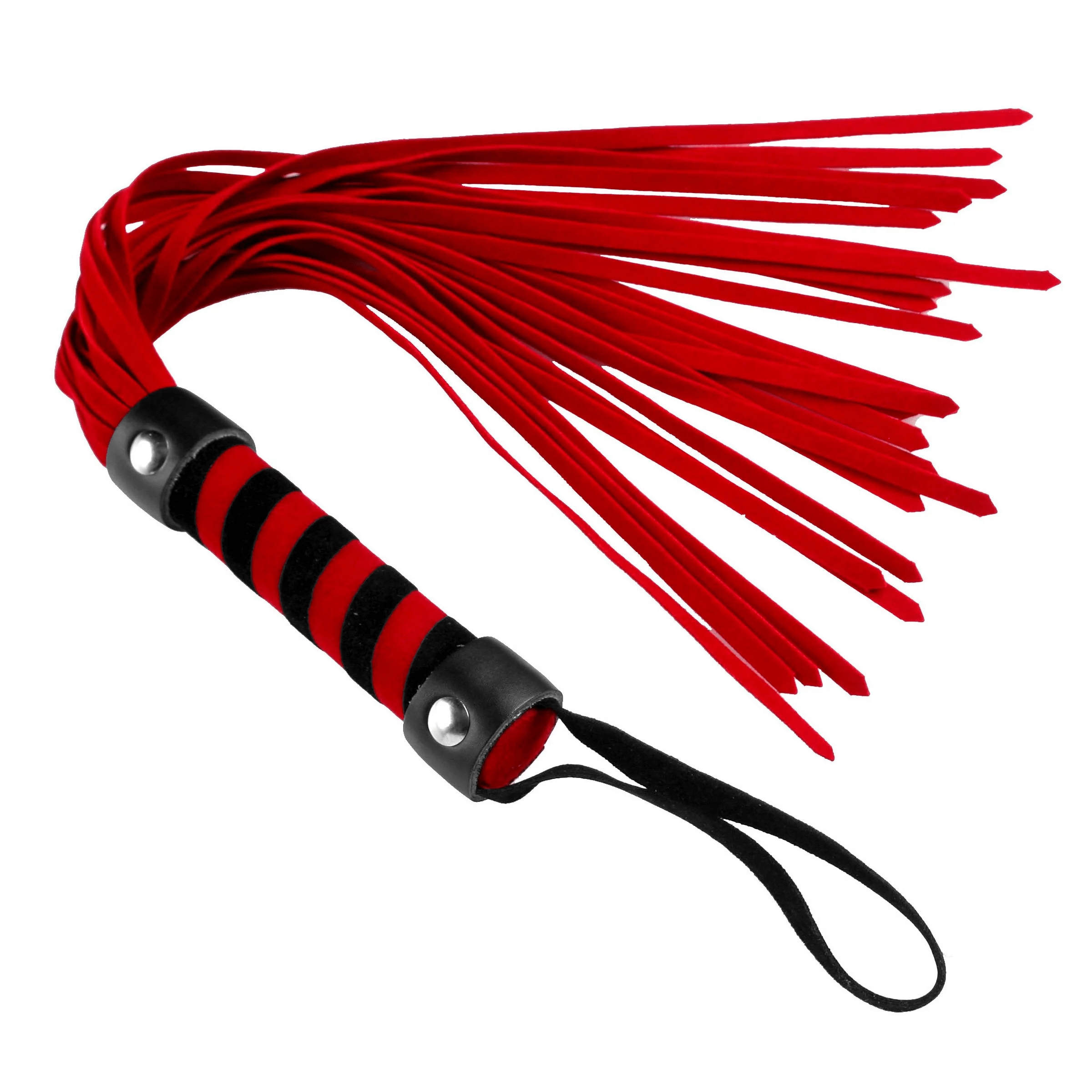 XR Brands Short Suede Flogger | BDSM | XOXTOYS